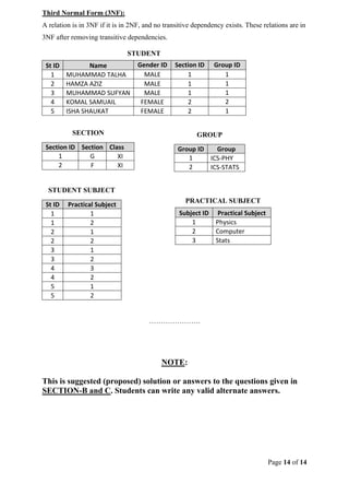 C. Science (I) solution.pdf | Operating Systems | Computer Software and Applications