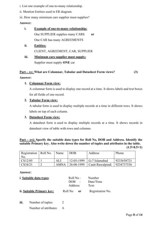 C. Science (I) solution.pdf | Operating Systems | Computer Software and Applications