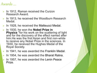 C.V.RAMAN BIOGRAPHY.ppt