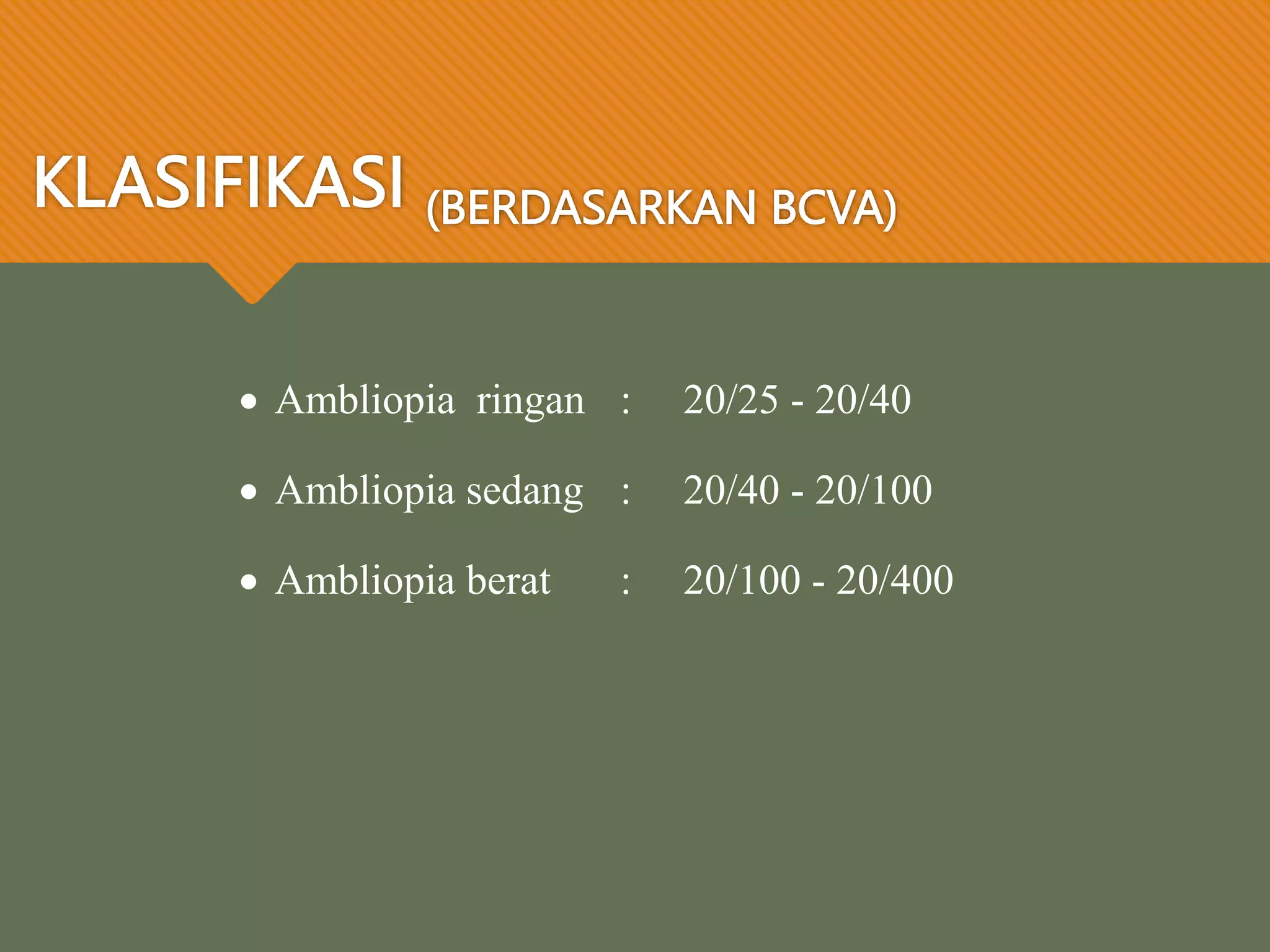 ambliopia | PPTX