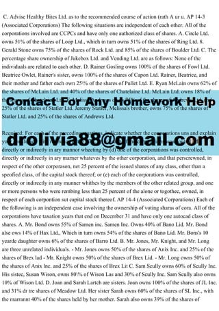 C. Advise Healthy Bites Ltd. as to the recommended course of action.pdf