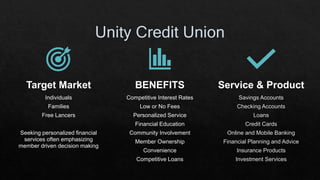 CRESCENDO CREDIT UNION, CREDIT UNION BANK PROPOSAL | PPTX