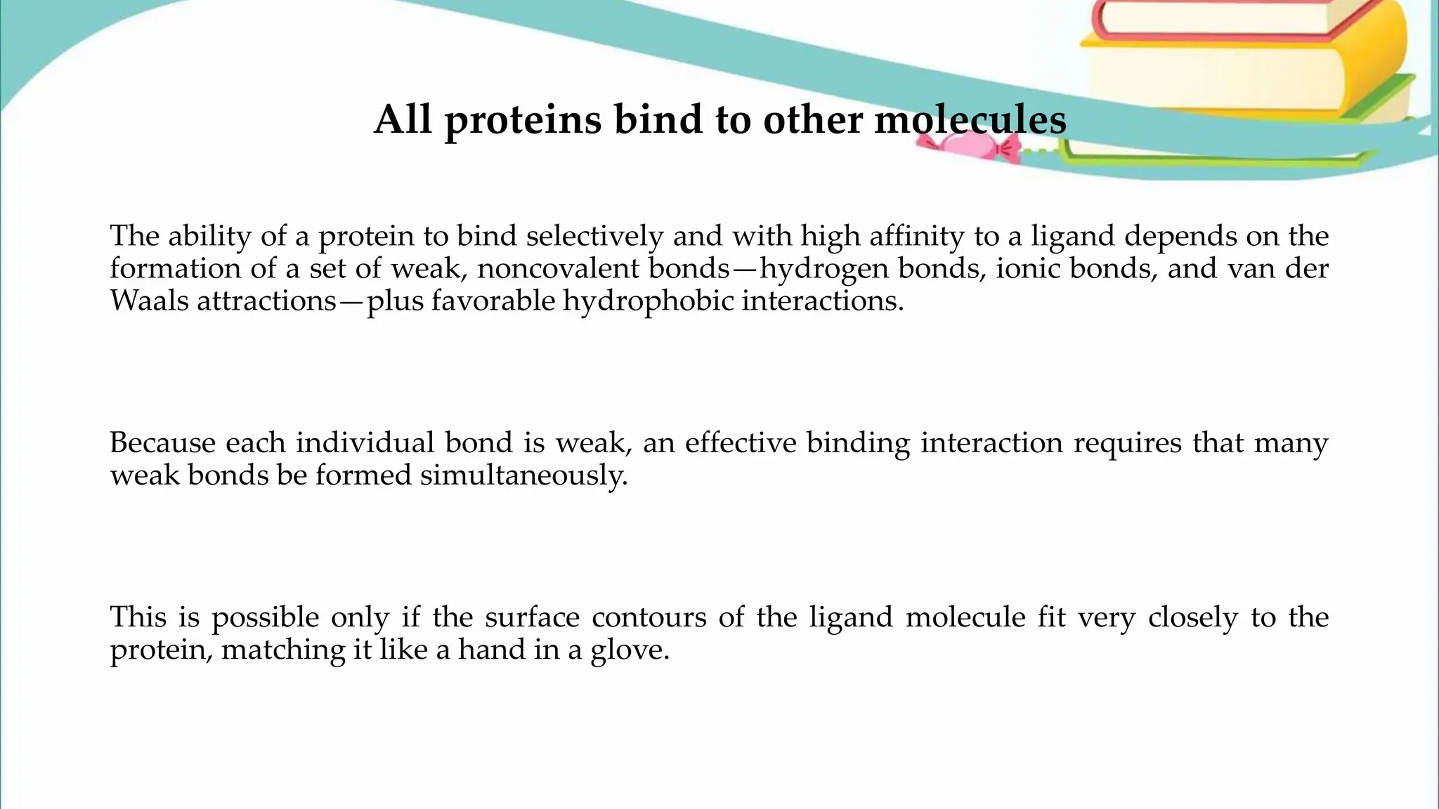 Protein binding sites Lecture physiology | PPTX