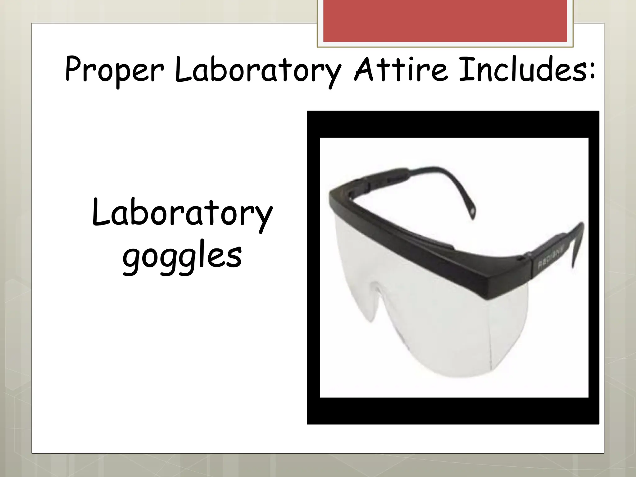 c. ......Laboratory Attire grade 3-6.pptx