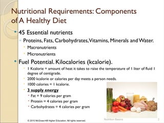 C.Nutrition Basics. and the sources pptx | PPT