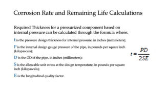 Corrosion Coupons and corrosion rates and remaining life.pptx
