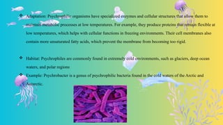 Marine extremophilies mechanism of survival at extreme environments ...