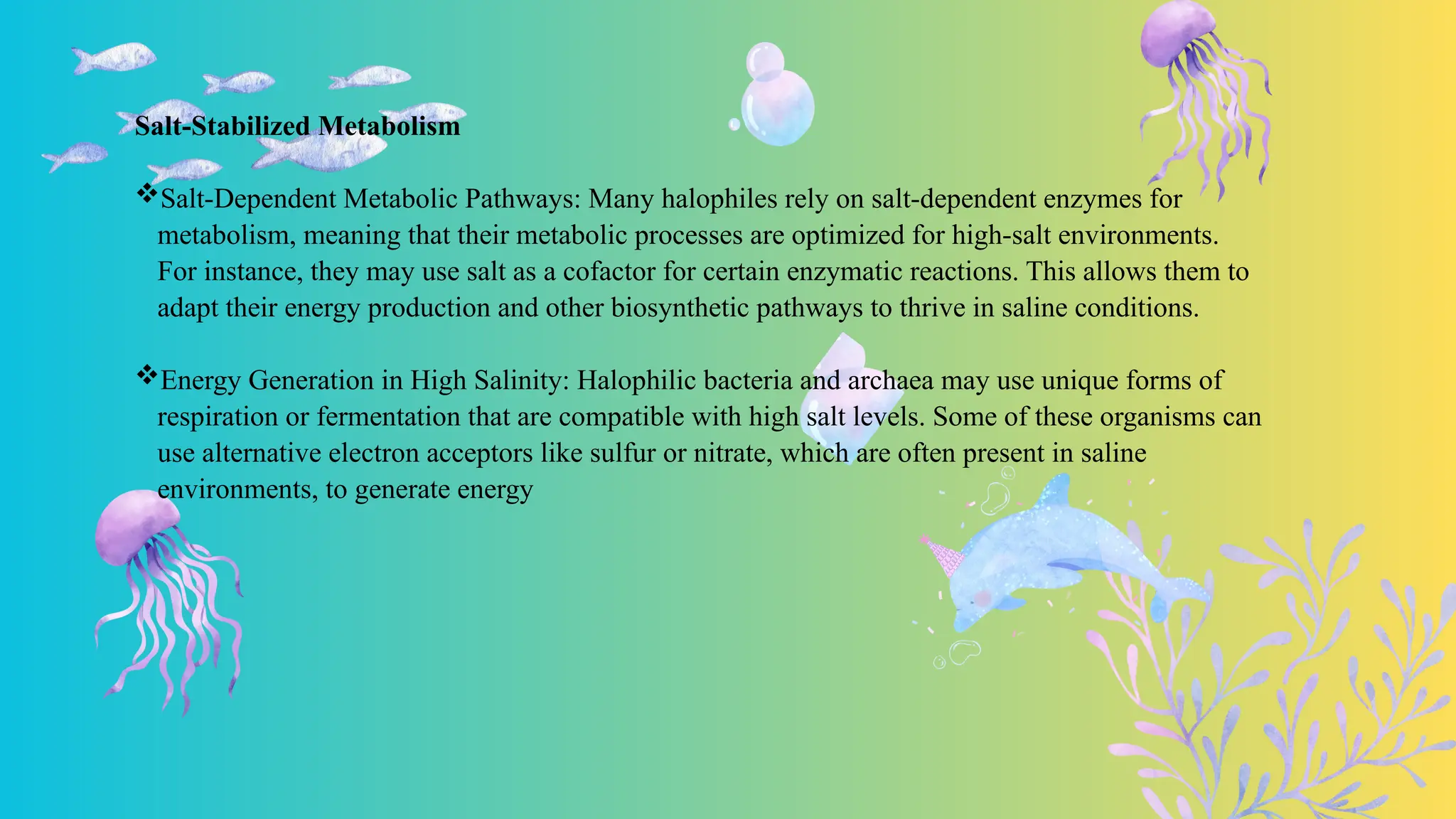 Marine extremophilies, mechanism of survival at extreme environment ...
