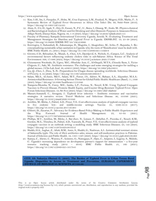 The Burden of Typhoid Fever in Urban Versus Rural Uganda: Disparities ...