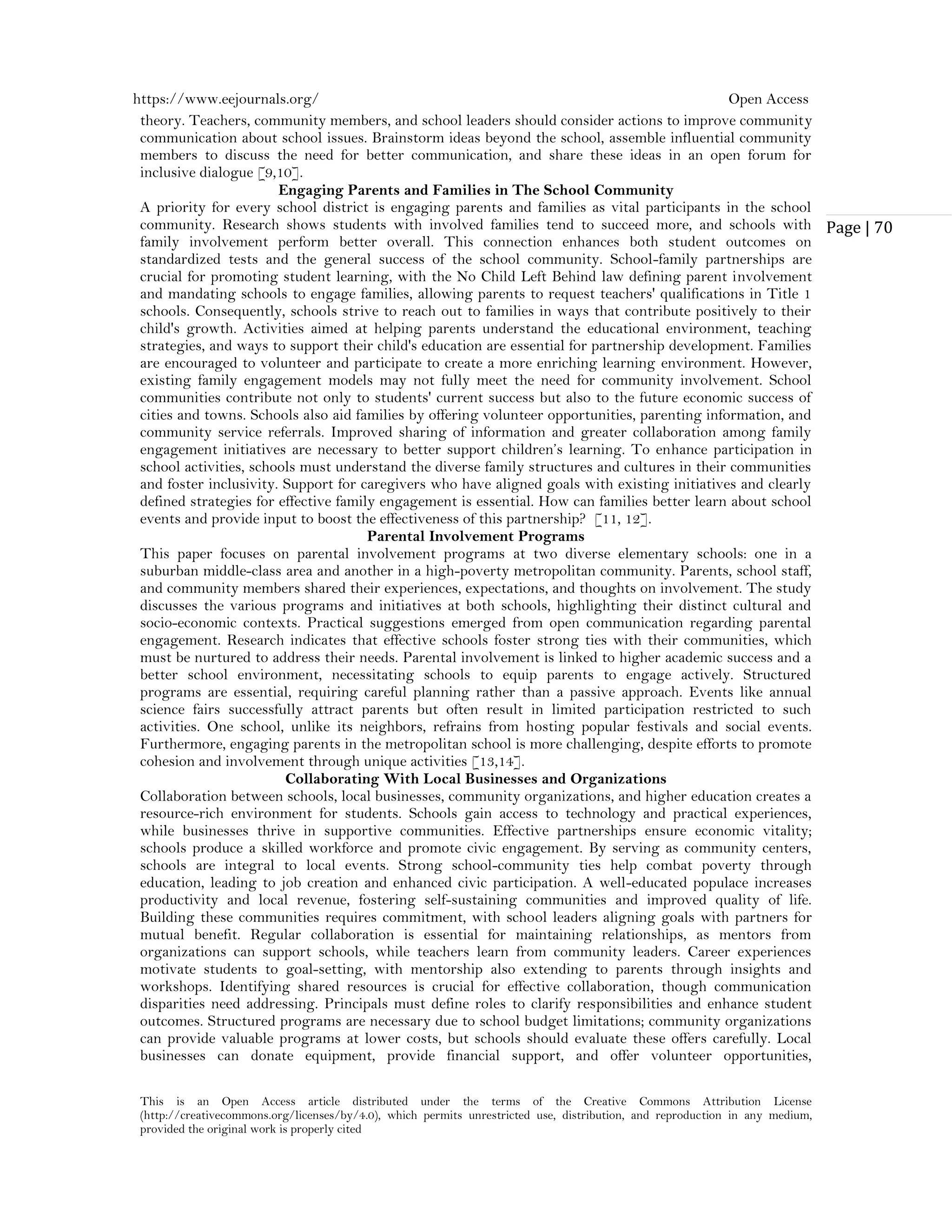 Strategies for Enhancing School-Community Relations (www.kiu.ac.ug) | PDF