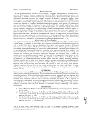 Exploring the Intersection of Neuroscience and Engineering through ...