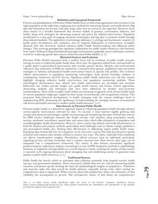Precision Public Health: Using Data to Tailor Interventions (www.kiu.ac ...