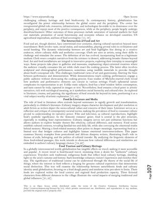 The Cultural Significance of Food: More than Just Nutrition (www.kiu.ac ...