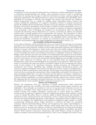 Strategies for Ethical Communication in Education (www.kiu.ac.ug) | PDF