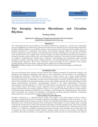 The Interplay between Microbiome and Circadian Rhythms (www.kiu.ac.ug ...