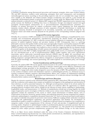 Narrative Review of Co-Infection: Malaria in the Context of HIV ...
