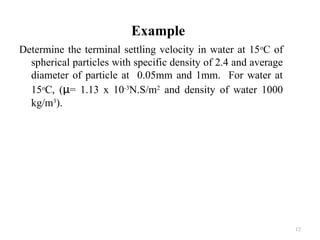 C-3_Sedimentation process of water treatment | PPTX