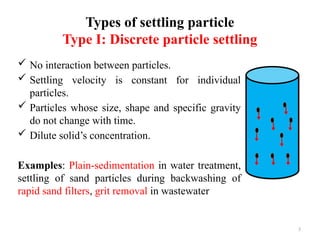C-3_Sedimentation process of water treatment | PPTX