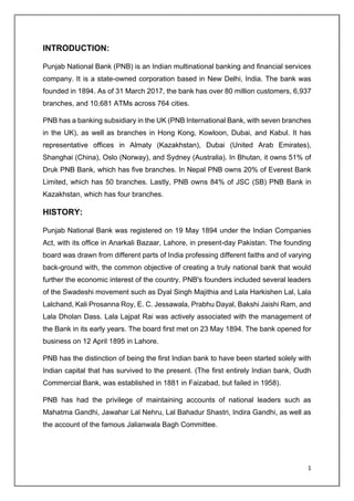 Punjab National Bank's Research | PDF