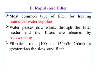 C-5_Filtration process of water treatment | PPTX