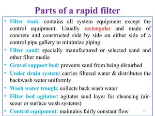 C-5_Filtration process of water treatment | PPTX