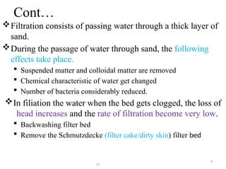C-5_Filtration process of water treatment | PPTX