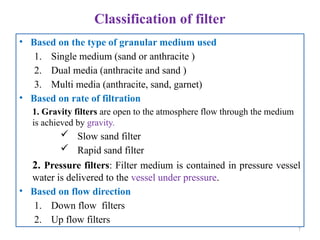 C-5_Filtration process of water treatment | PPTX