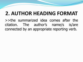 BASICS OF SUMMARIZING | PPTX