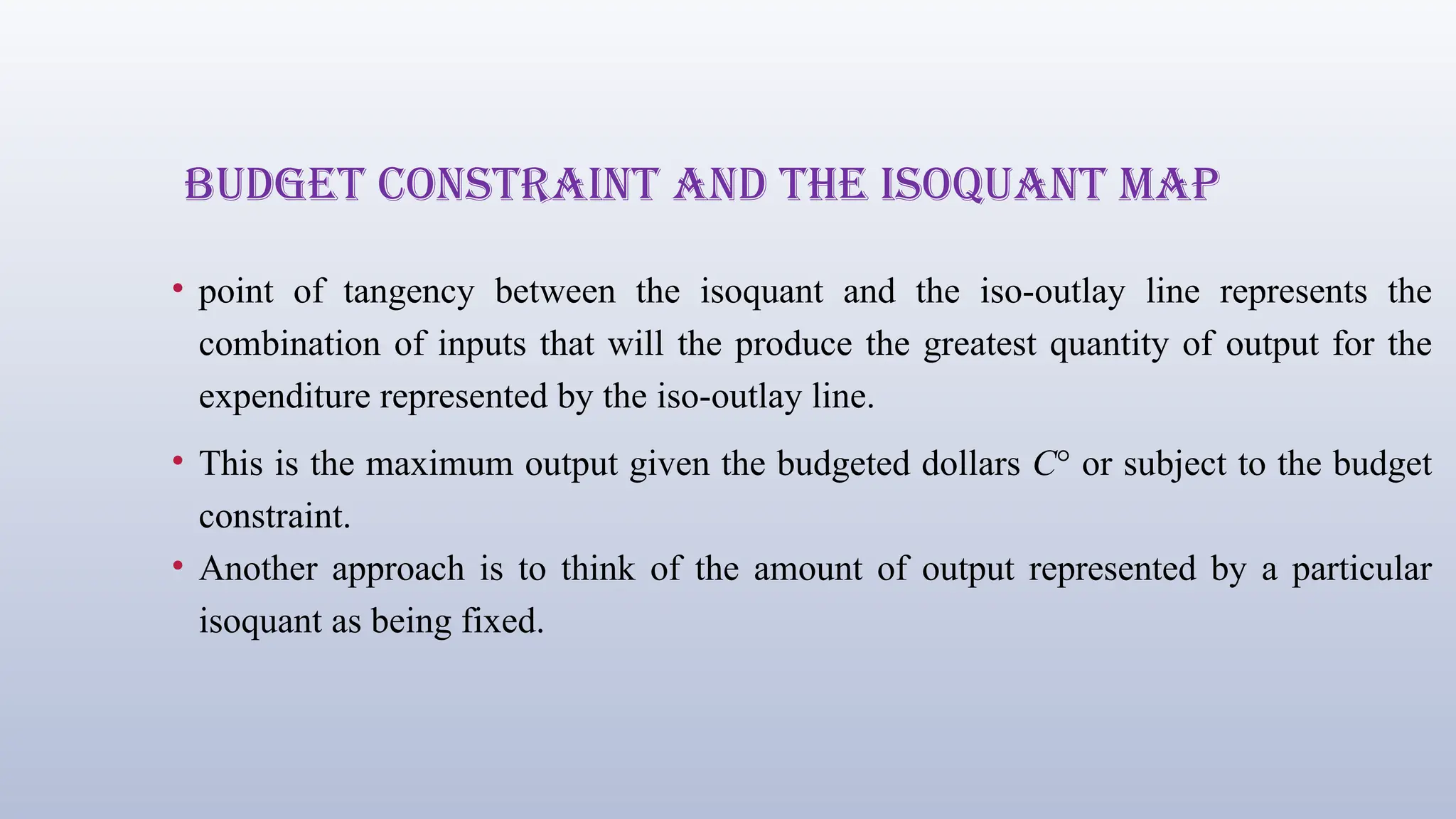 C--- 7 Maximization Subject to Budget Constraints.pptx | Business | Business and Finance