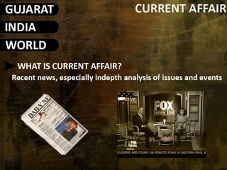 Current Affairs | PPT