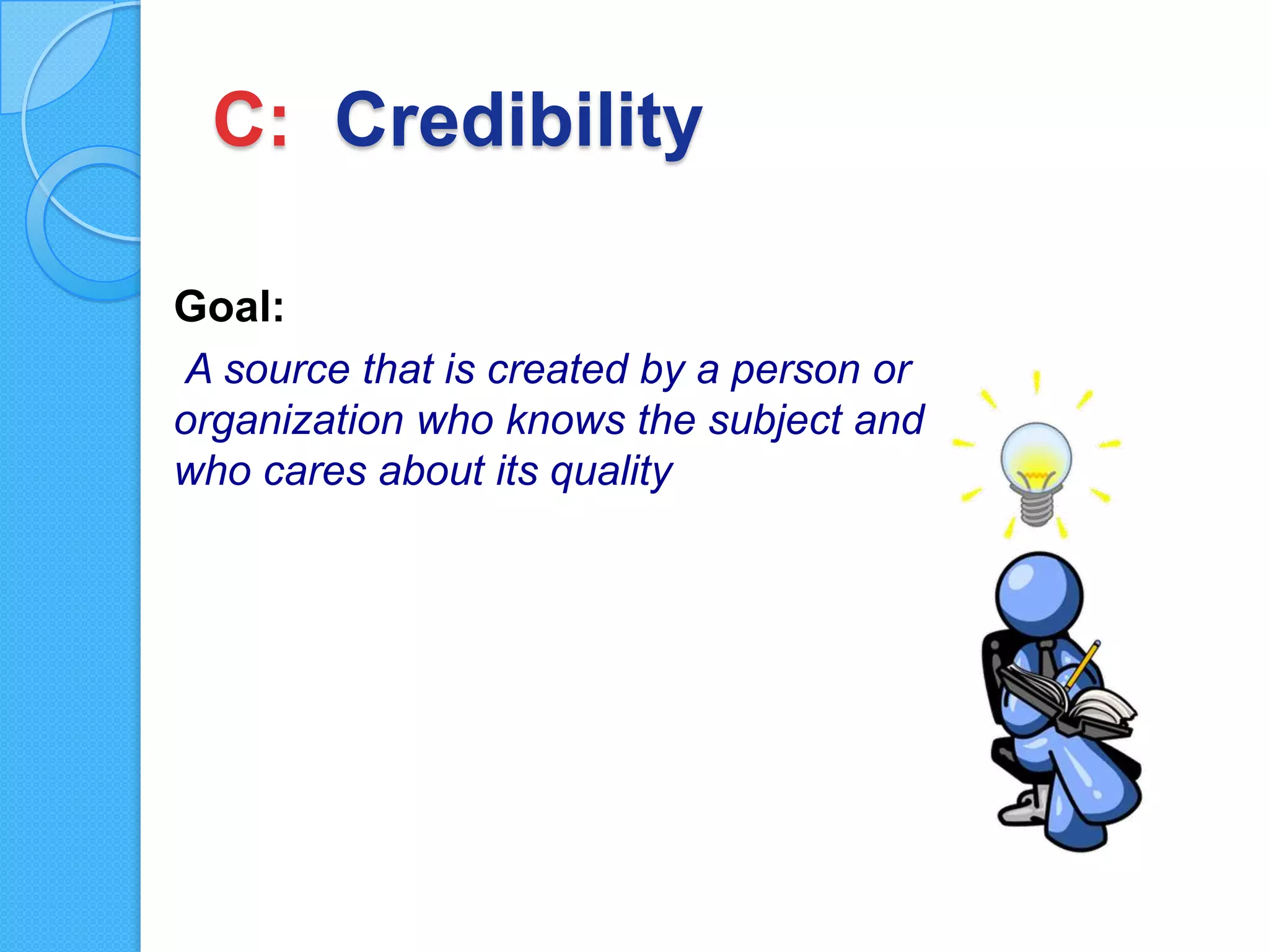 C.A.R.S. Method for Evaluating Internet Validity | PPTX