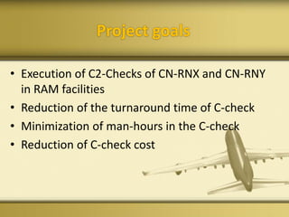A321 C-Check's Turnaround Time Reduction | PPTX