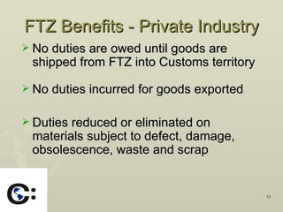 FTZ Overview | PPT