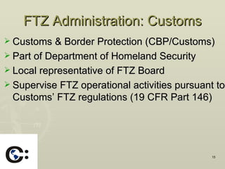 FTZ Overview | PPT