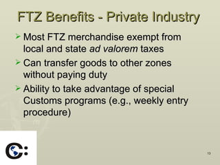 FTZ Overview | PPT