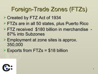FTZ Overview | PPT
