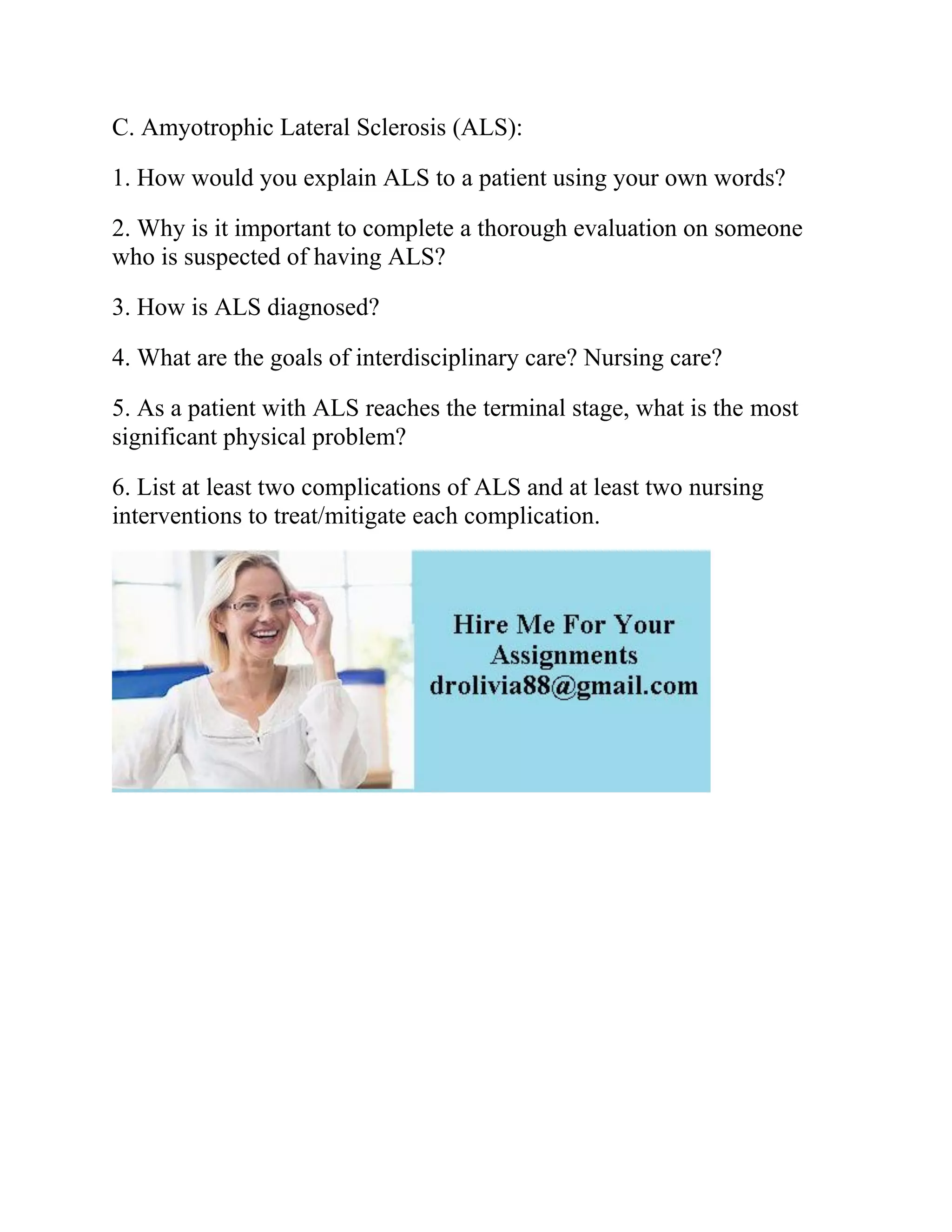 C- Amyotrophic Lateral Sclerosis (ALS)- 1- How would you explain ALS.pdf