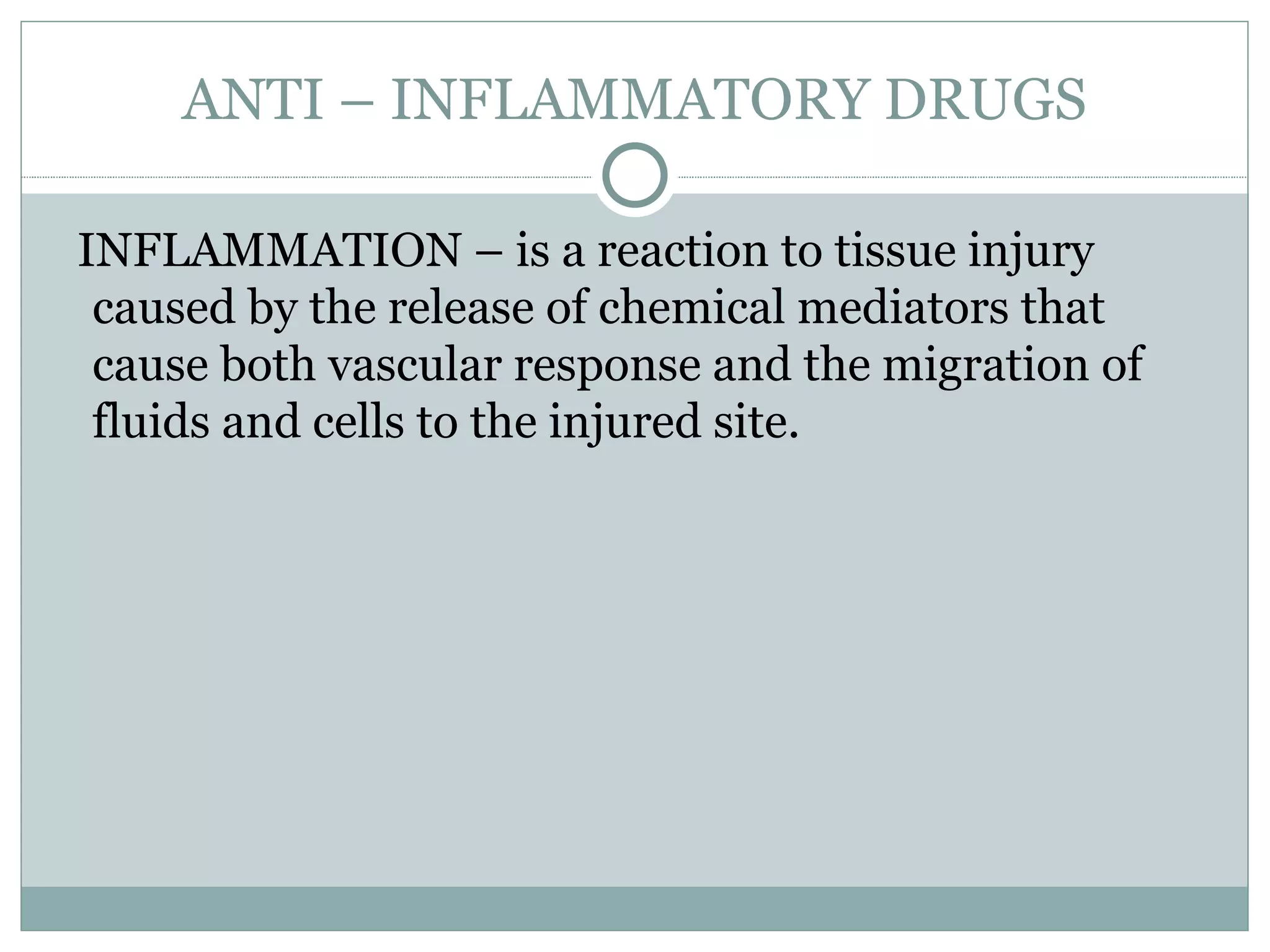 anti – inflammatory | PPT