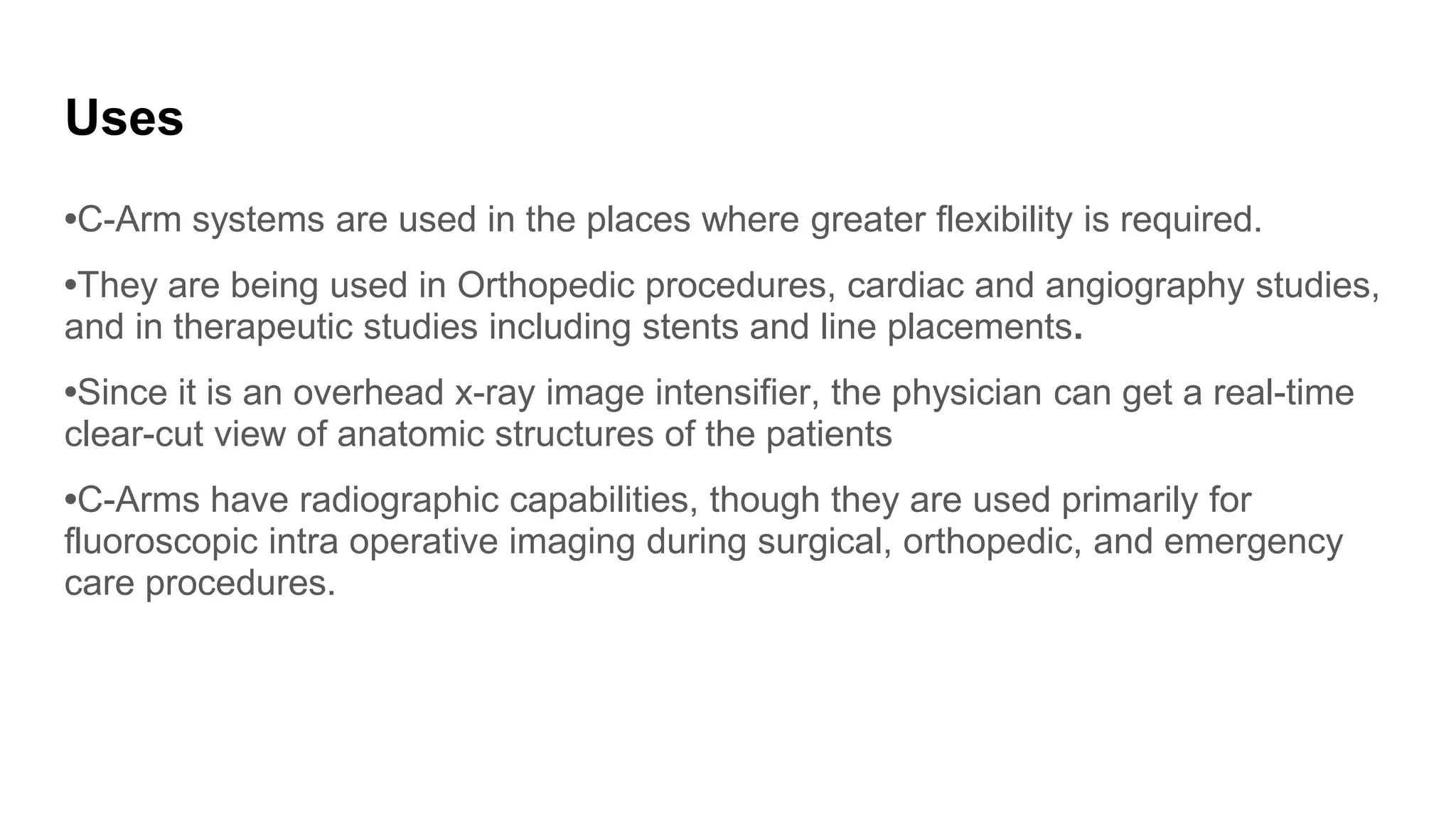 C-arm system Presentation | PPTX