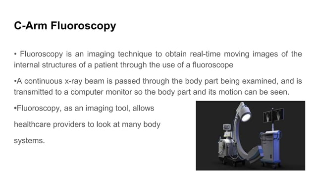 C-arm system Presentation | PPTX