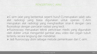 C arm ppt | PPTX