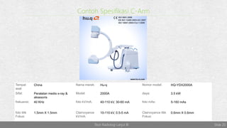 C arm ppt | PPTX