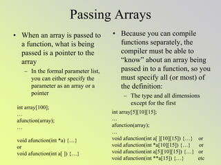 c-arrays-pointer basics xxxx yyyy zzzzzzz | PPT