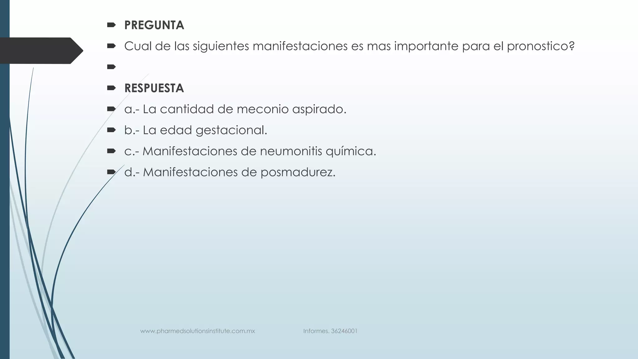 SÍNDROME DE ASPIRACIÓN DE MECONIO | PPTX