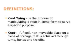 C-BASIC-ROPEMANSHIP-for-lecture-3.MATERIALS | PPTX