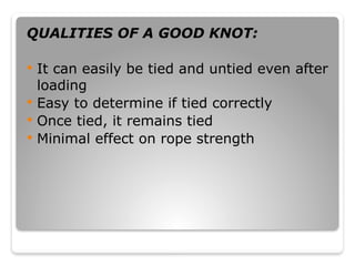 C-BASIC-ROPEMANSHIP-for-lecture-3.MATERIALS | PPTX
