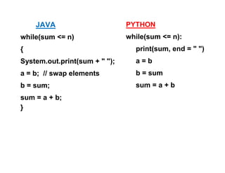 c-c++-java-python programs.docx