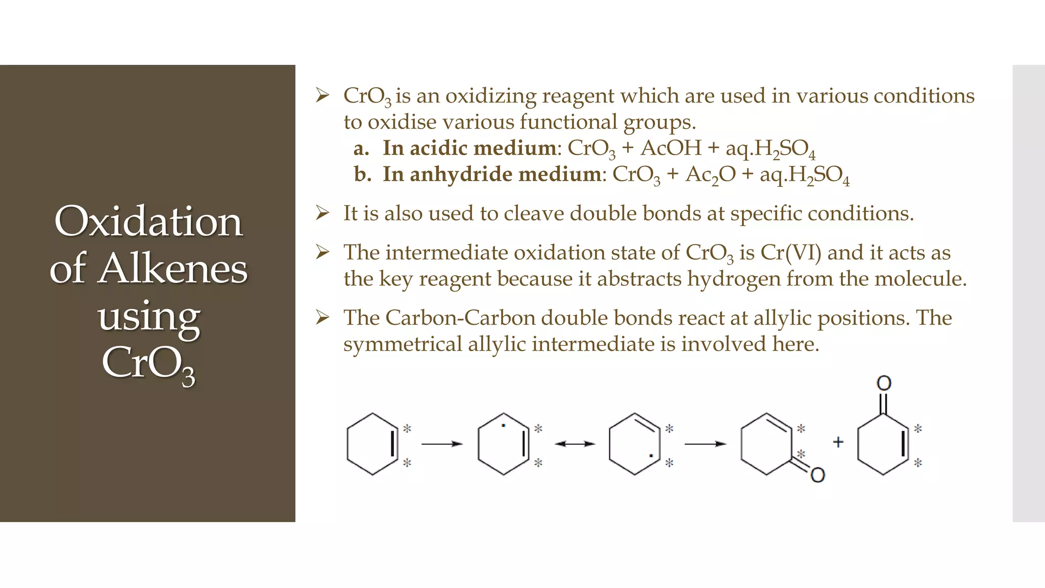 Oxidation Reagents Involving C-C Bond Cleavage | PPTX | Chemistry | Science
