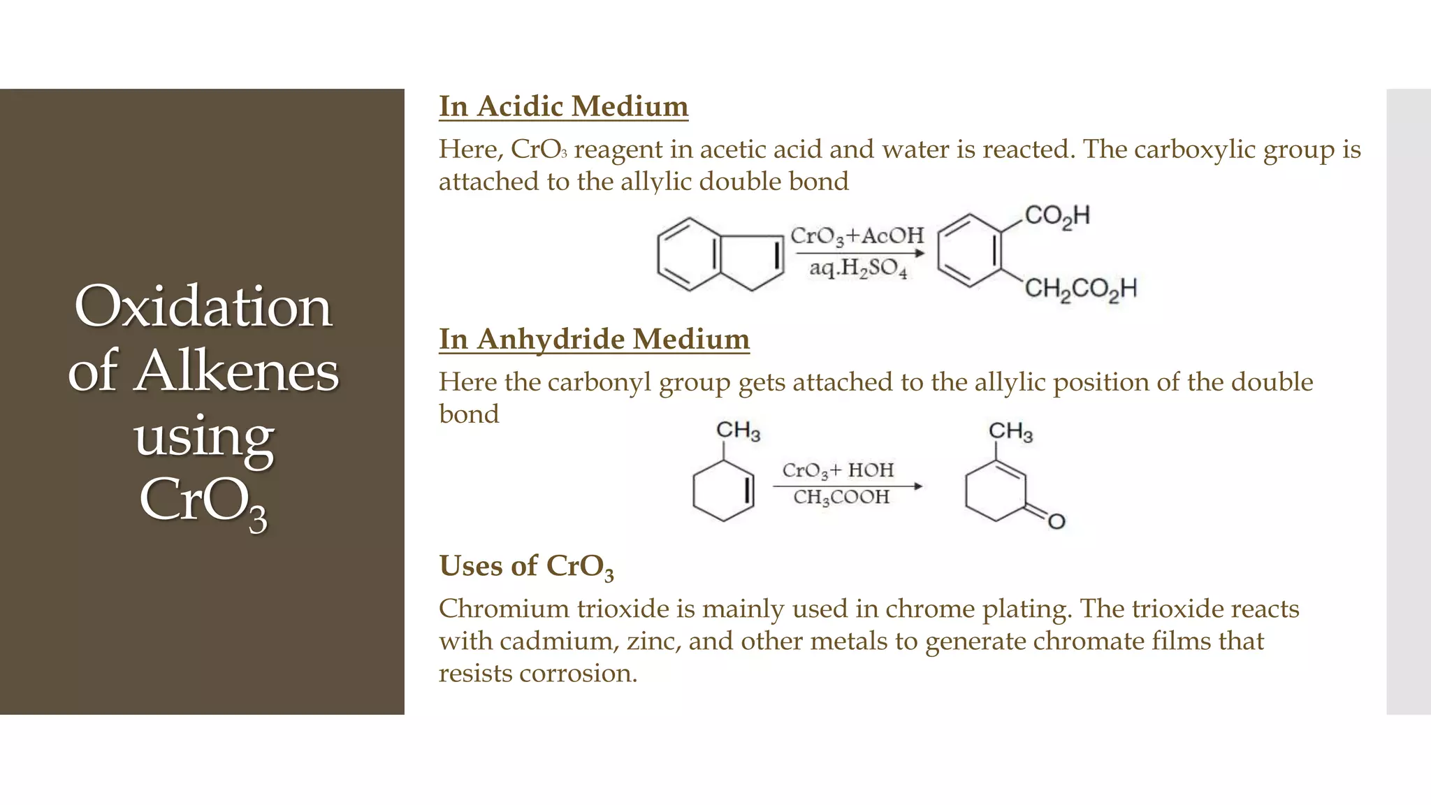 Oxidation Reagents Involving C-C Bond Cleavage | PPTX | Chemistry | Science