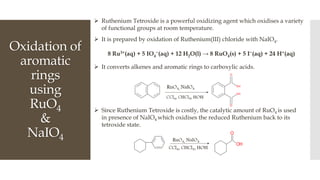 Oxidation Reagents Involving C-C Bond Cleavage | PPTX